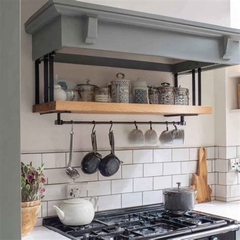 20 Above Stove Shelf Ideas That Make Kitchens Look Bigger And Better