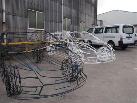まるでar！ 駐車場に止めてある「ワイヤーフレーム車」 Withnews（ウィズニュース）