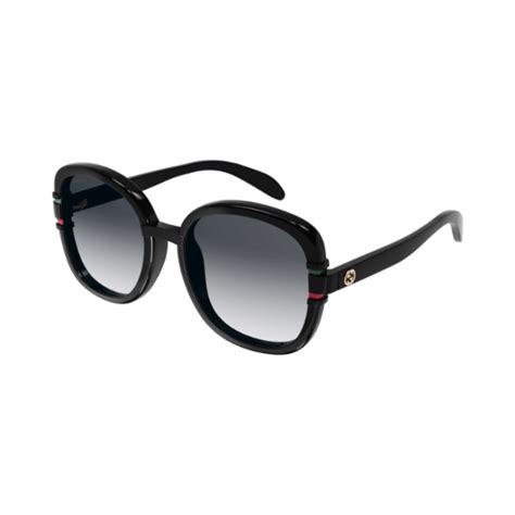 Buy Gucci Grey Gradient Square Ladies Sunglasses Gg1068sa 001 57 Online