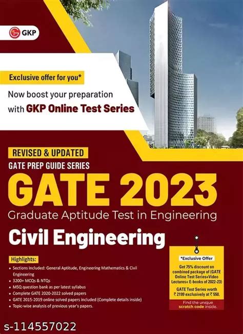 Gate 2023 Civil Engineering Guide By Gkp