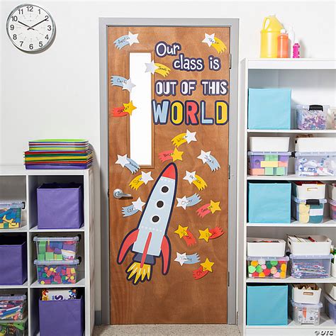Outer Space Classroom Door Decorating Kit 44 Pc Oriental Trading