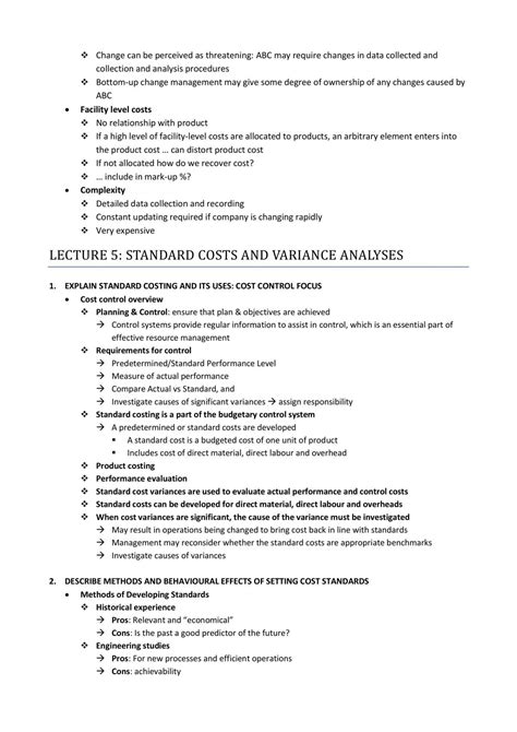 Acct2522 Management Accounting Lecture 1 5 Notes Acct2522 Management Accounting 1 Unsw