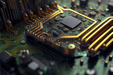 Central Computer Processors Cpu Concept Motherboard Digital Chip Technology Science Background