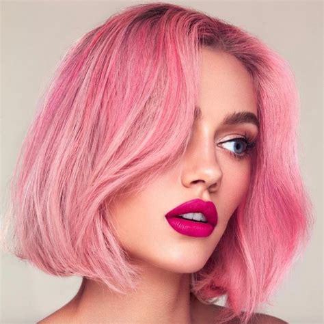 Short Hot Pink Hair