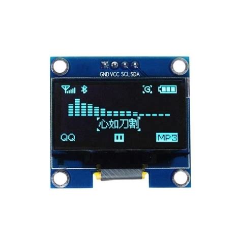 13 Inch I2c Oled Lcd Ekran 128x64 Mavi Rakun Robotik