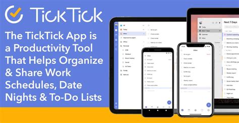 The TickTick App Is A Productivity Tool That Helps Organize Share