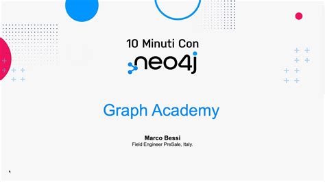 neo4j e la graphacademy 10 min youtube