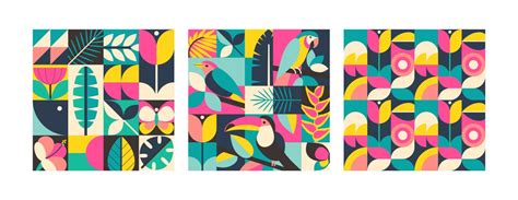 Summer Seamless Pattern Assembled From Royalty Free Vector
