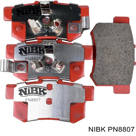PN8807 NIBK pastillas de freno traseras