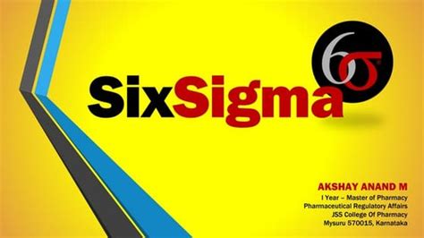Six Sigma Ppt Ppt