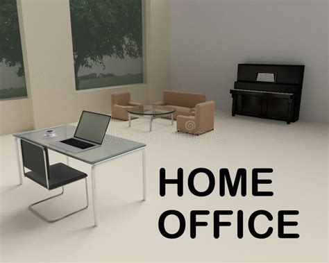 Home Office Concept Stock Illustration Illustration Of Adult 271100174