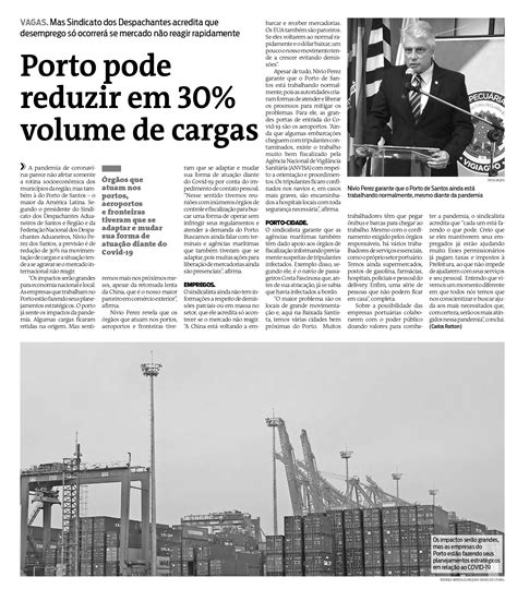 Sopesp Porto Pode Reduzir Em Volume De Cargas