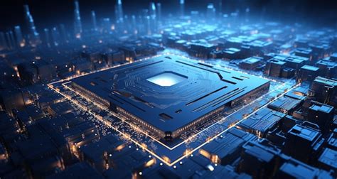 Premium Ai Image Printed Circuit Board Technological Background The