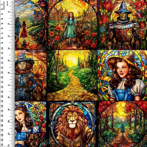 Wizard Of Oz Stained Glass R46t3cwowzrdozstndglss T