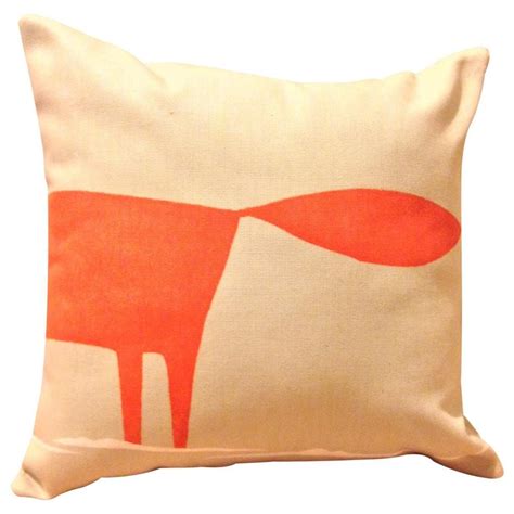 Scion Mr Fox Cream Cushion Cover 12 Etsy Uk In 2022 Cream Cushion