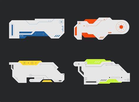 Futuristic Interface Ui Elements Futuristic Hud Elements Hud