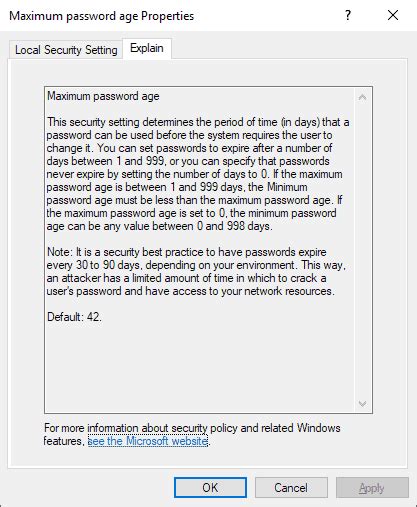 Microsoft Updates Security Baseline Drops Password Expiration Ghacks