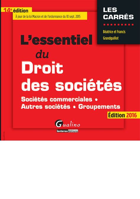 L Essentiel Du Droit Des Societes Gualino droit pénal géneral Studocu