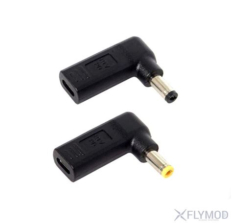 Угловой переходник USB Type-C Female to DC купить - Интернет магазин по ...
