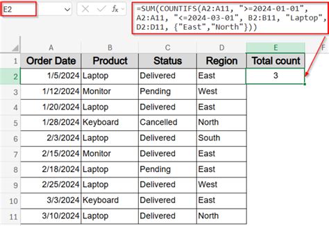 How To Use Countifs With Date Range And Text In Excel Excel Insider