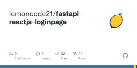 Github Lemoncode21fastapi Reactjs Loginpage