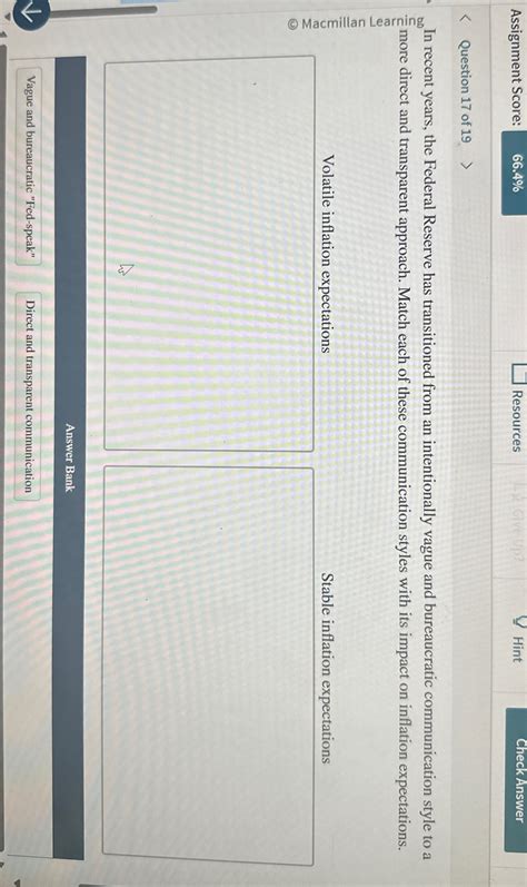 solved assignment score resourceshintquestion 17 ﻿of 19in