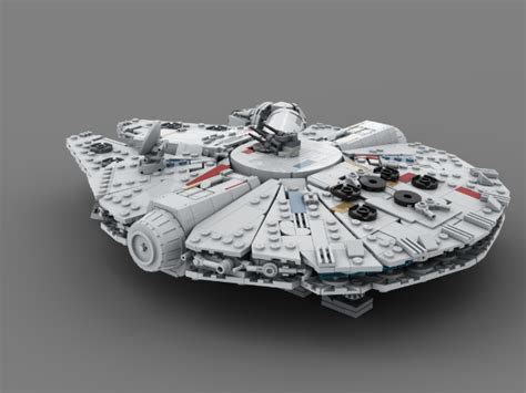 Lego Moc Millennium Falcon By Marius2002 Rebrickable Build With Lego