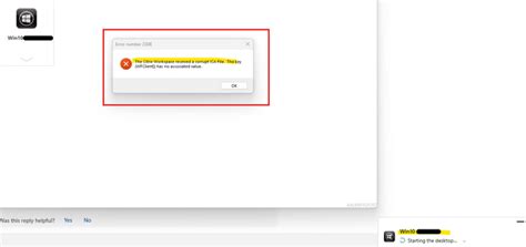 Error Number 2308 The Citrix Workspace Received A Corrupt Ica File