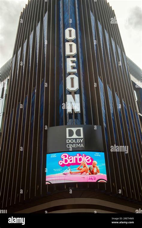 London Uk 28 July 2023 Barbie And Oppenheimer Open At The Odeon