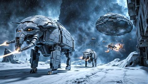 Fantasy Battle Space Robots Mammoths Go On The Offensive And Shoot