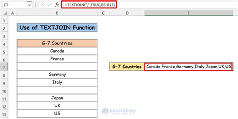 How To Concatenate Rows In Excel With Comma 4 Easy Methods