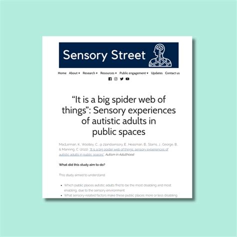 Responsive Communication Combining Attention To Sensory Issues With