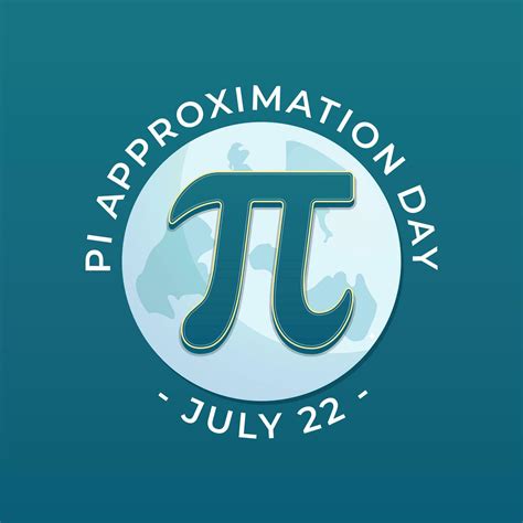 pi approximation day design template for greting pi sign design pi vector illustration pi