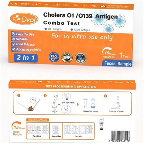 Cholera O1 O139 Combo Rapid Diagnostic Test Kit