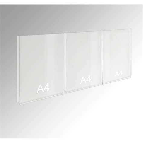 Triple A4 Acrylic Panel Portrait Picture Hanging Direct