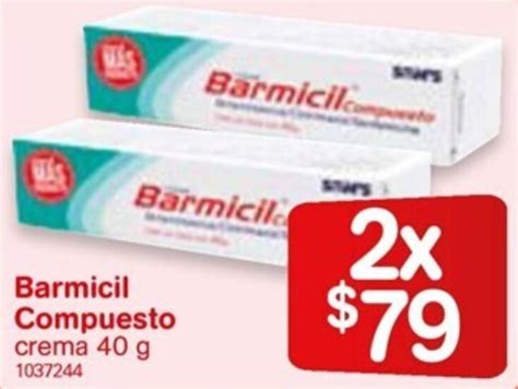 Barmicil Compuesto Crema 40g Oferta En Farmacias Benavides