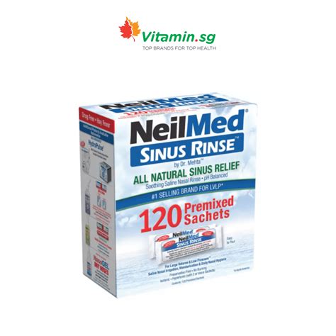 Neilmed Sinus Rinse 120 Sachets Vitamin Sg