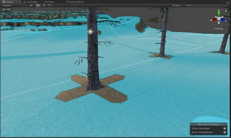 Does The Component Navigation Work With Terrain Trees Yet Unity