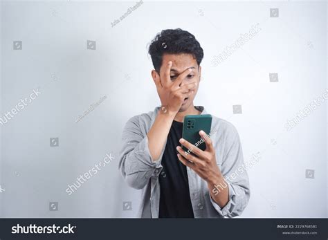 Closeup Portrait Shocked Scared Asian Man Stock Photo Shutterstock