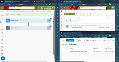Syed Md Maruf Hasan On Linkedin Powerautomate Onedrive Outlook