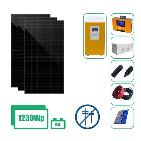 Kit Solar Aislado A Red De 1kW Connecta