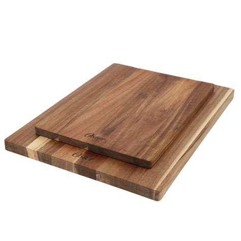 Oster Thornwood 2 Piece 16 Inch And 13 Inch Acacia Wood Cutting Board Set Wayfair