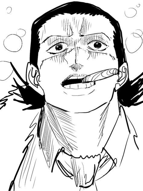 「白ひげが全盛期のまま帰ってきた時の鰐さん 」チョヨケーキの漫画