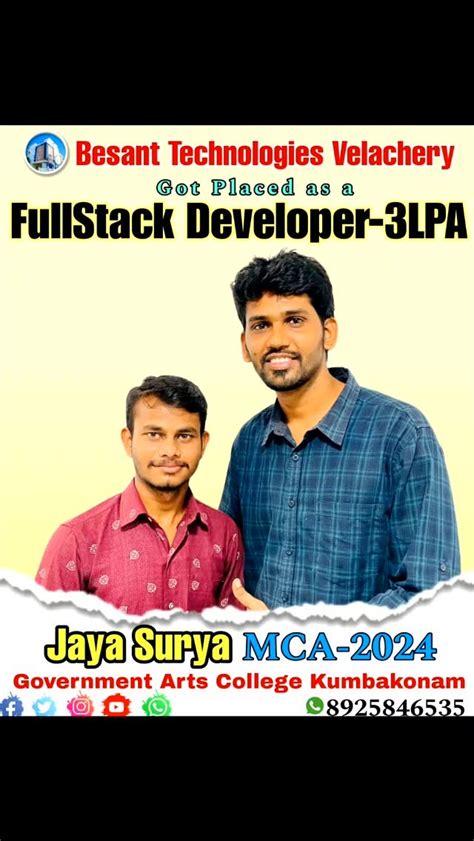 Besant Technologies Besant Technologies Marathahalli Placements Update 🔥 Besanttechnologies