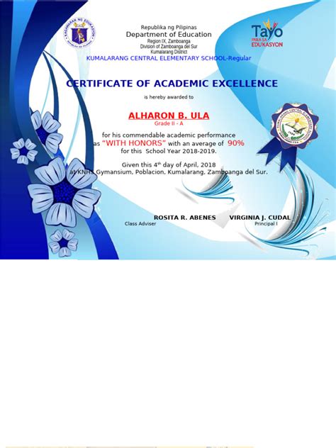 Cert For Rank Students Pdf Cert For Rank Students Pdf