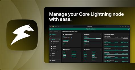 Ride The Lightning Core Lightning Umbrel App Store
