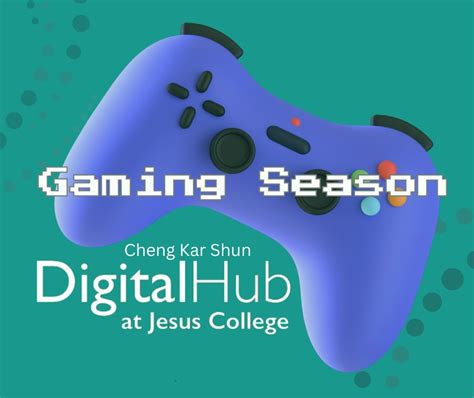 Digital Hub Programme Announces Gaming Season Jesus College