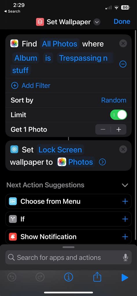 Shortcut That Randomizes My Wallpaper Seemingly Not Random Why Rshortcuts