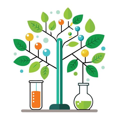 Lab Tree Science Experiment Leaf Design 60316786 Vector Art At Vecteezy