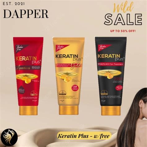 Keratin Plus Luxurious Brazilian Hair Treatment 200g Bottle Shopee